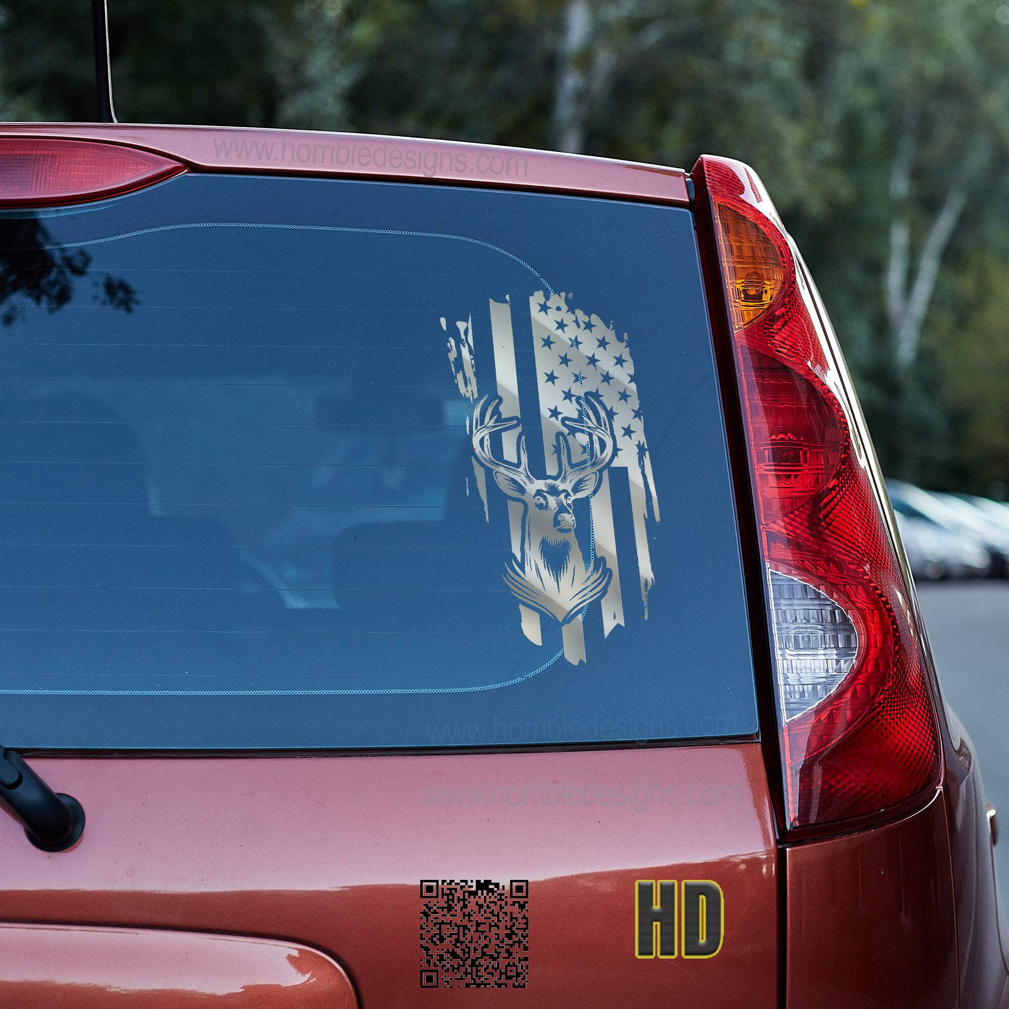 American Deer - Vinyl decal,SUV decal, Truck Decal, Car Decal, Hunter ...