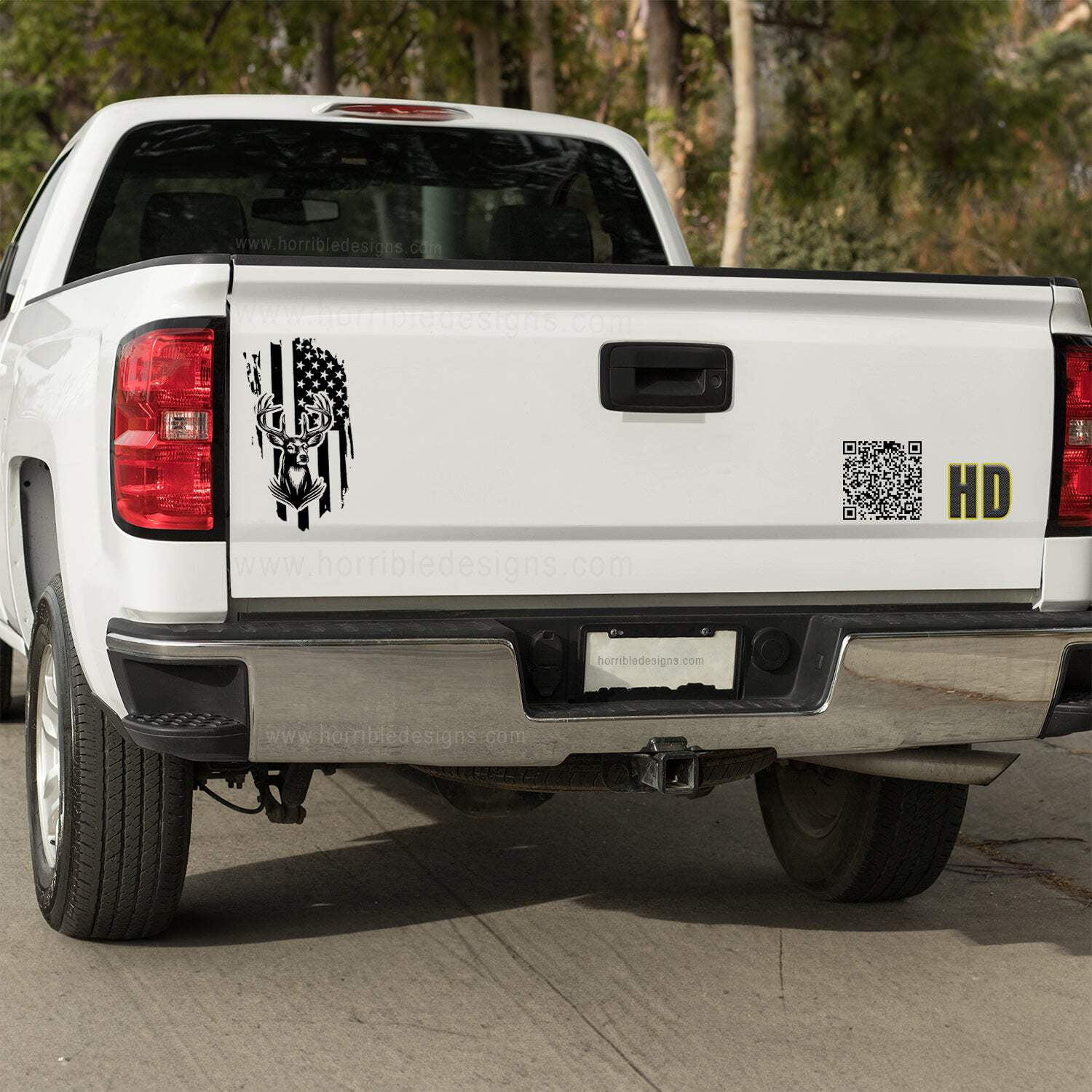 American Deer - Vinyl decal,SUV decal, Truck Decal, Car Decal, Hunter ...