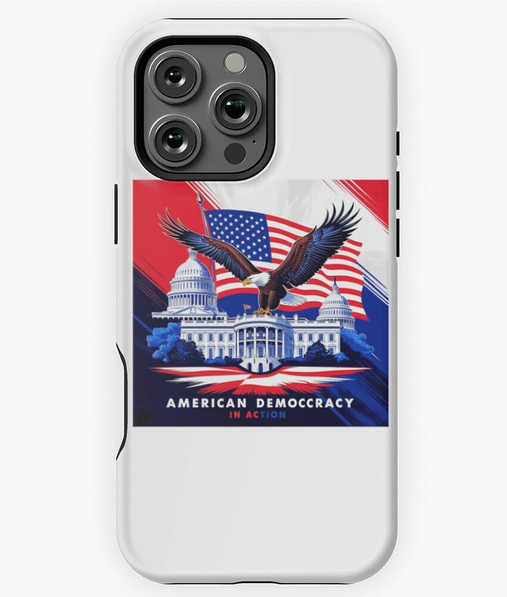 American Democracy USA Election 2025 Phone Case for iPhone 16 15 14 13 ...