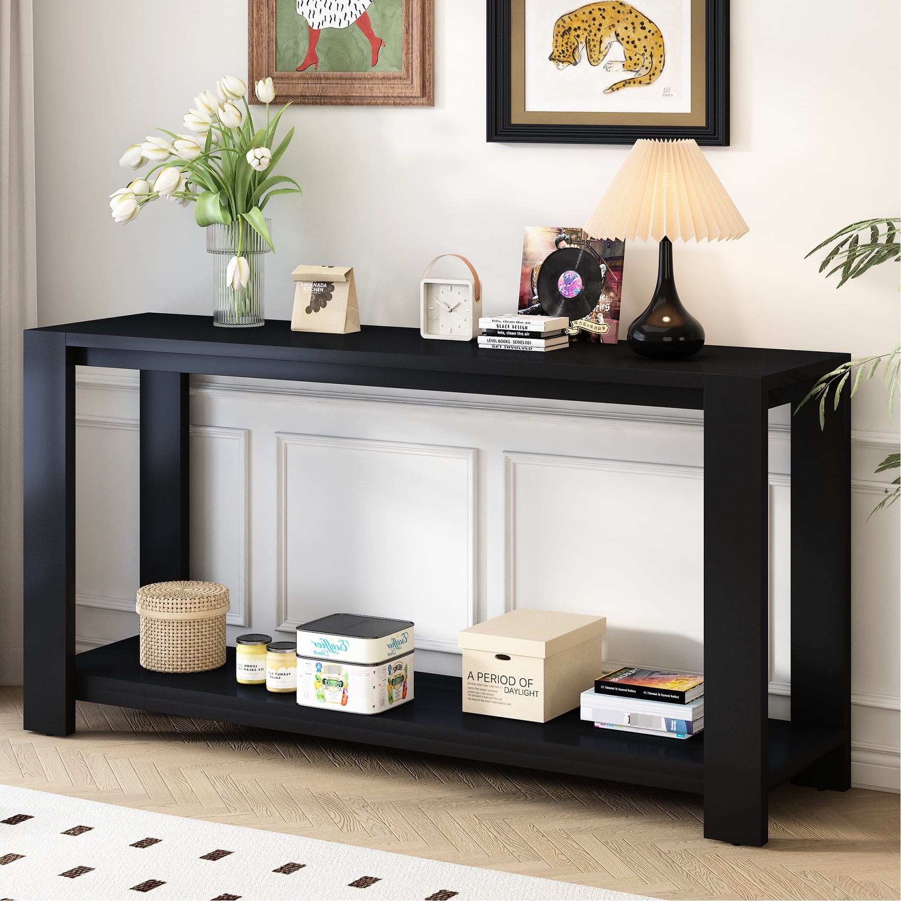 American Design Table - Storage Shelf Included - Residential Spaces ...