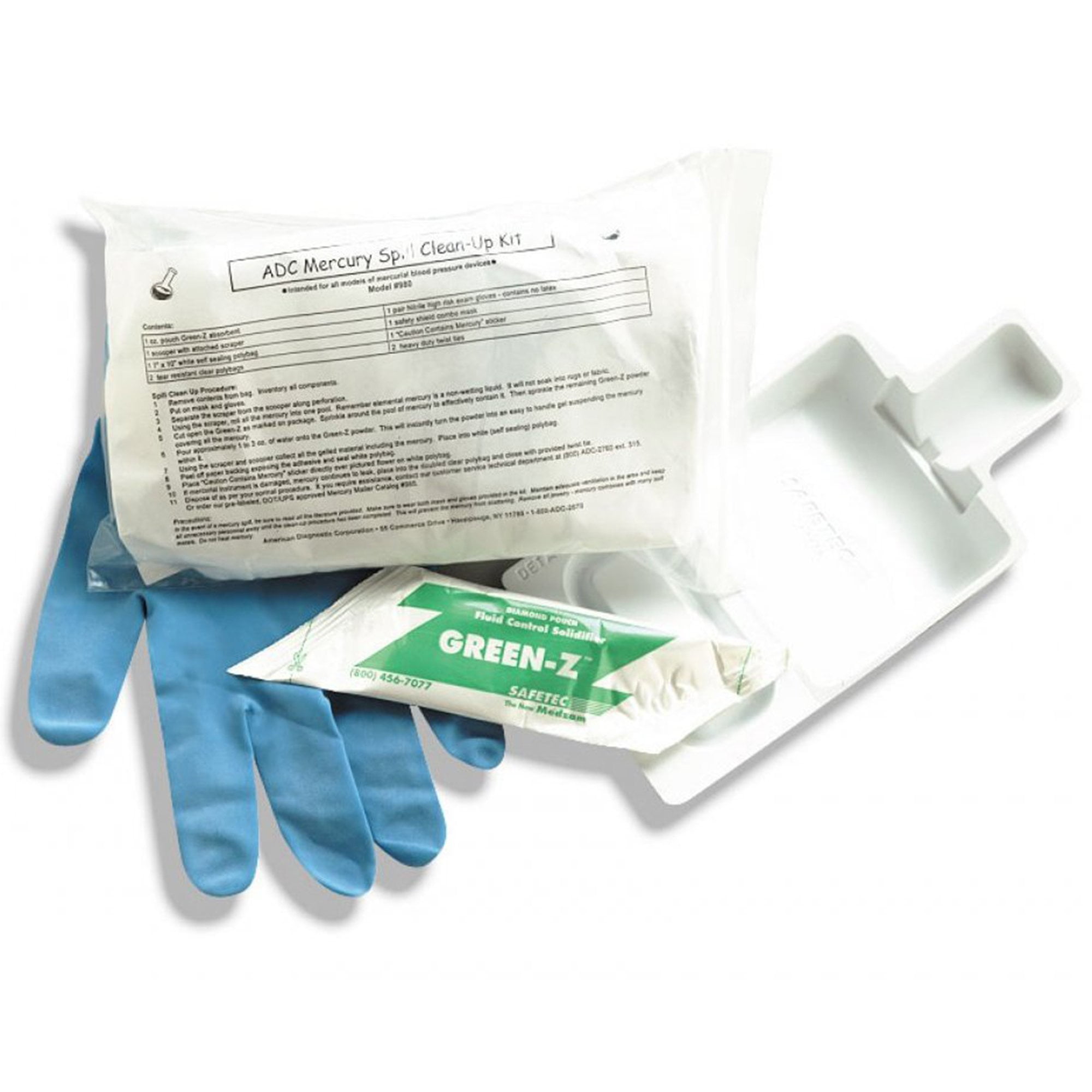 American Diagnostic Corp Mercury Spill Kit, ACD for BP Devices ...