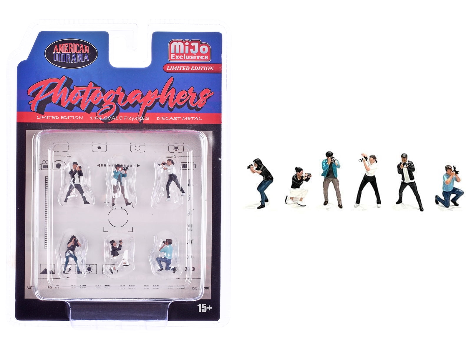 Photographers 6 pc. Figurine Set, Asstd - American Diorama AD-2414MJ ...