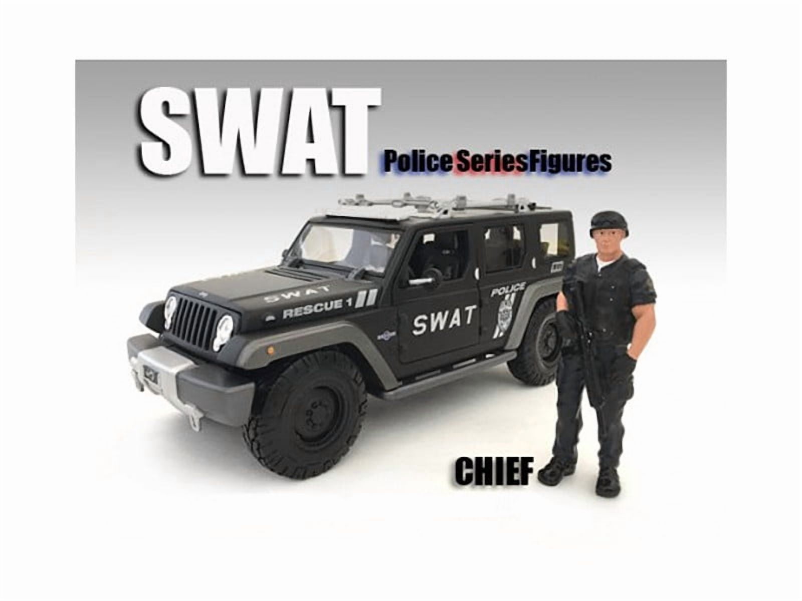 SWAT Team Chief Figure For 1:18 Scale Models by American Diorama ...