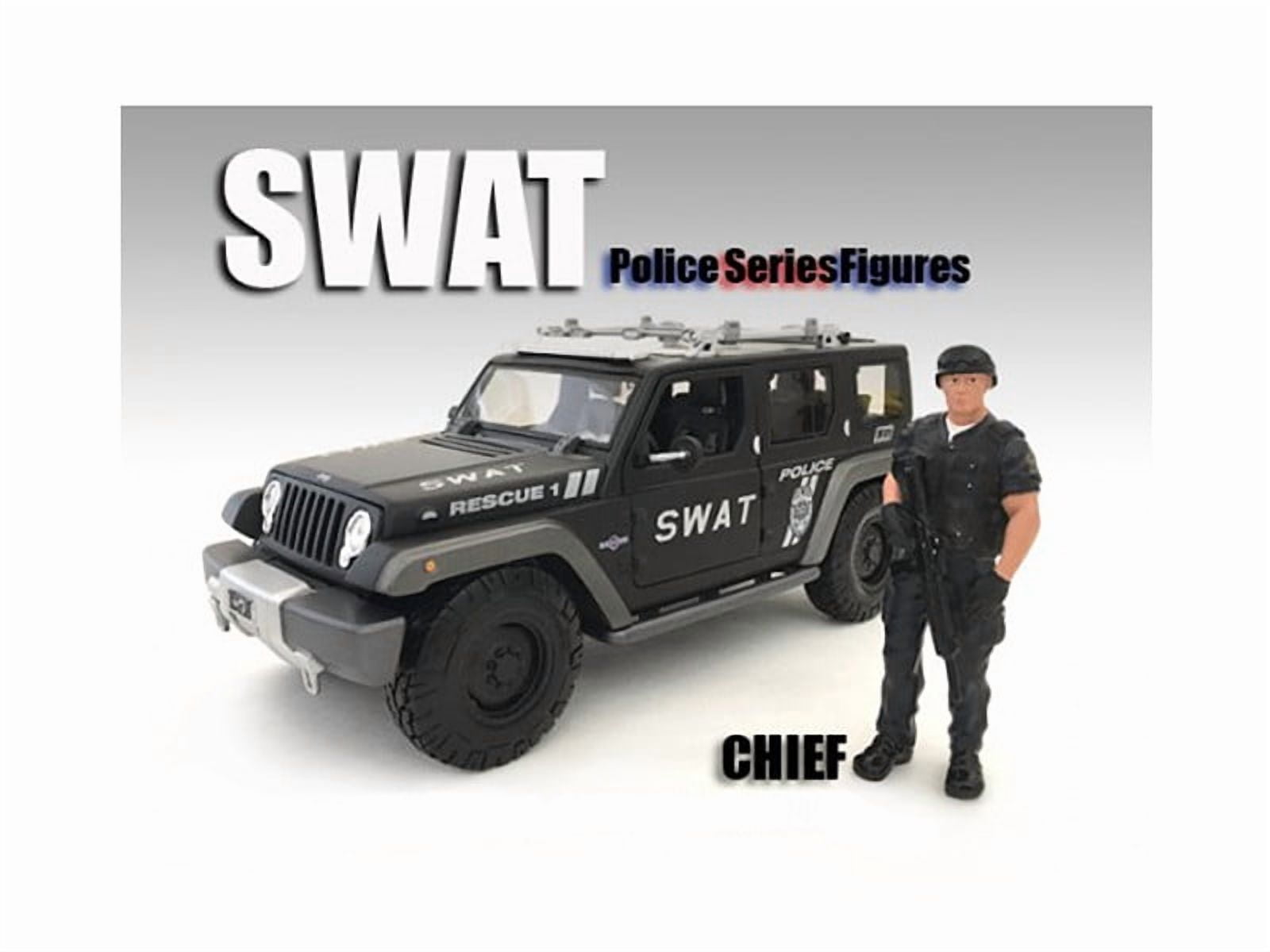 SWAT Team Chief Figure For 1:24 Scale Models by American Diorama ...