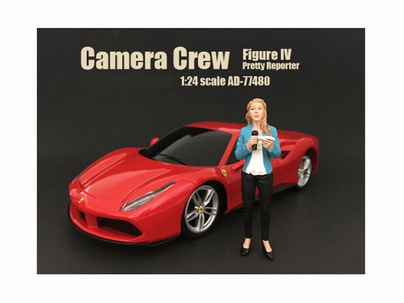 Camera Crew Figure IV Pretty Reporter For 1:24 Scale Models by American ...