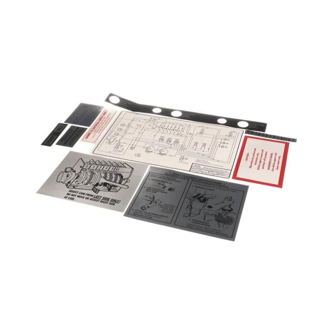 American Dish Service 089-9458 Decal Set, 5AGES - Walmart.com