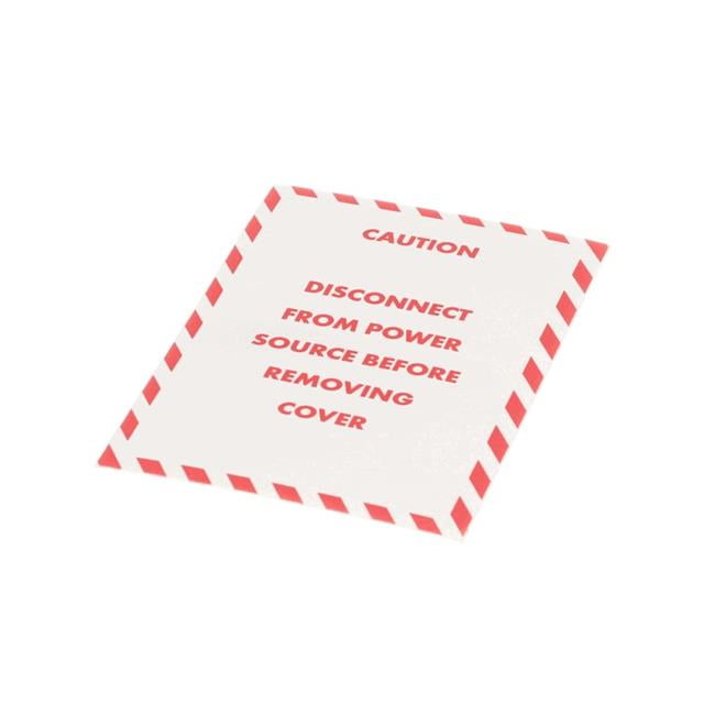 American Dish Service 089-9290 Decal, Caution, Model ET-AF - Walmart.com