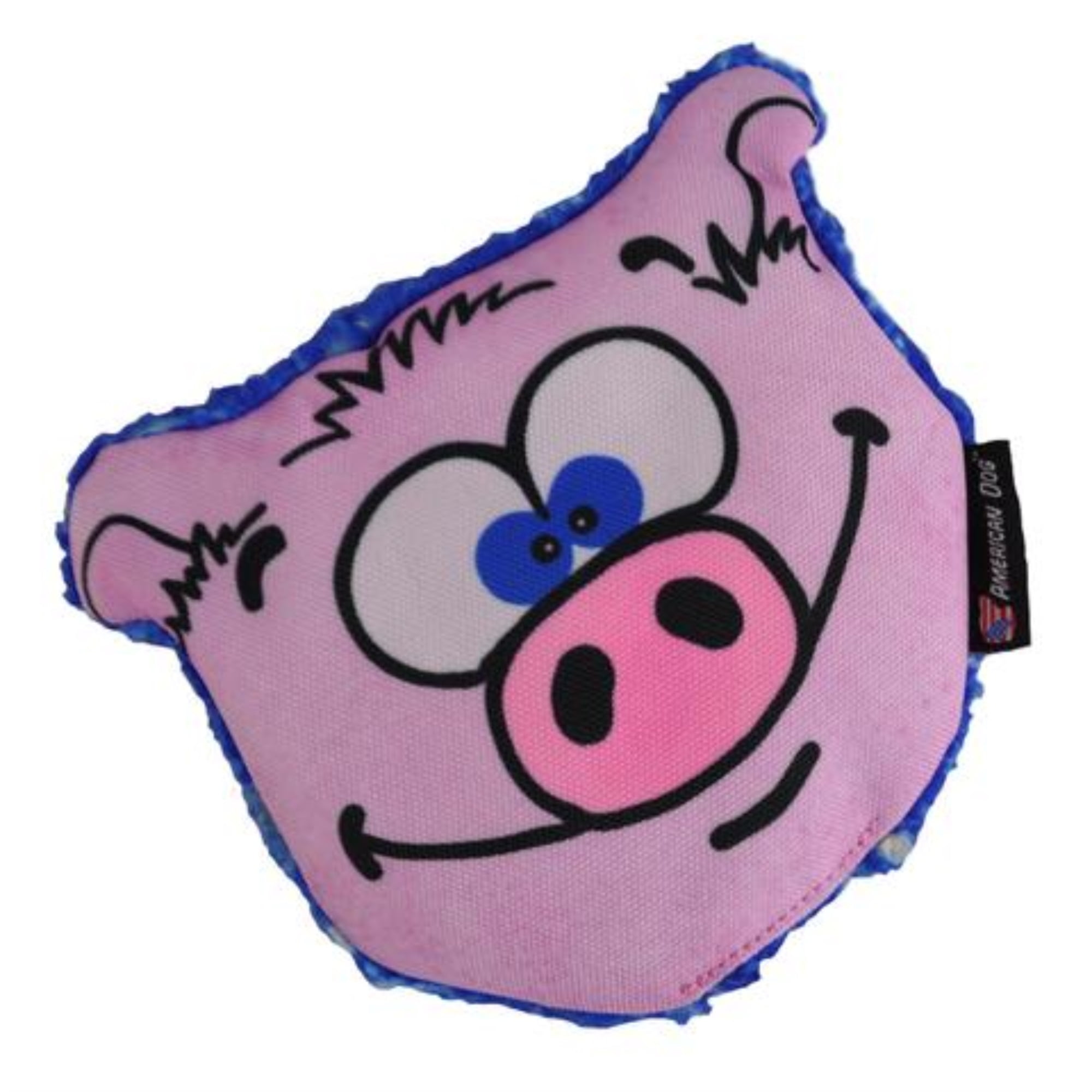 American Dog Hybrids Durable Pokey Pig Dog Toy, Pink - Walmart.com