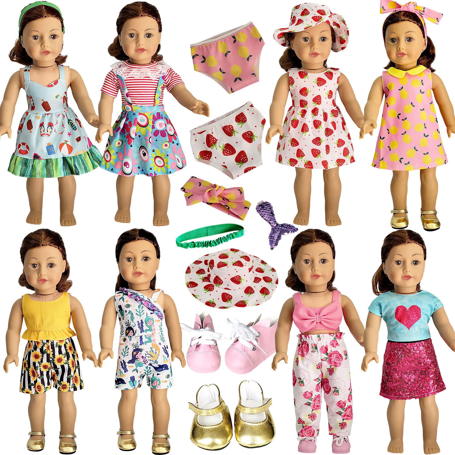 American Doll Clothes and Accessories for 18 Inch Doll, 18" Clothes ...