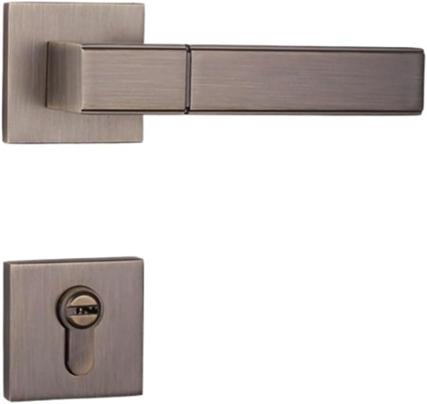 American Door Lock Black Indoor Simple Square White Room Door Lock ...