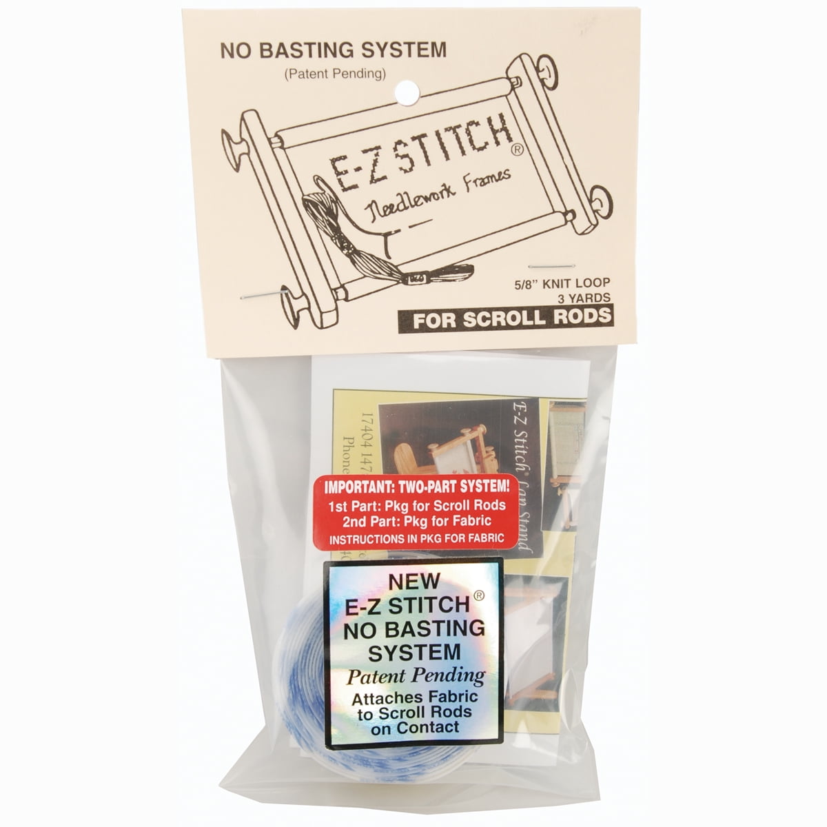 American Dream 90001 Scroll Rod Sticky Loop Tape, 5/8-Inch by 3-Yard ...