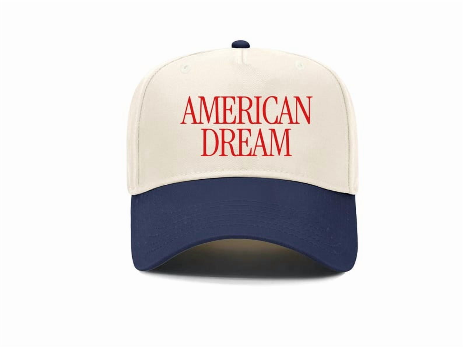 American Dream Hat for Memorial Day Hat Red Embroidered Western ...