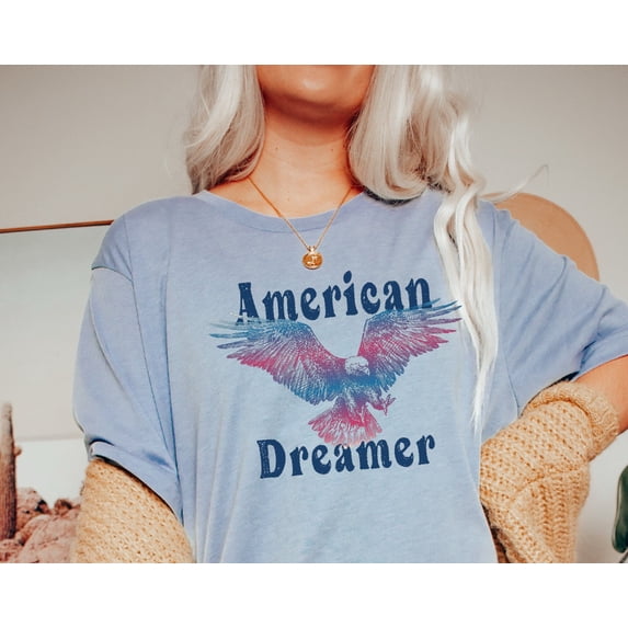 American Dreamer Eagle Shirt 4th of July Shirt 4th of July Tee 4th of ...