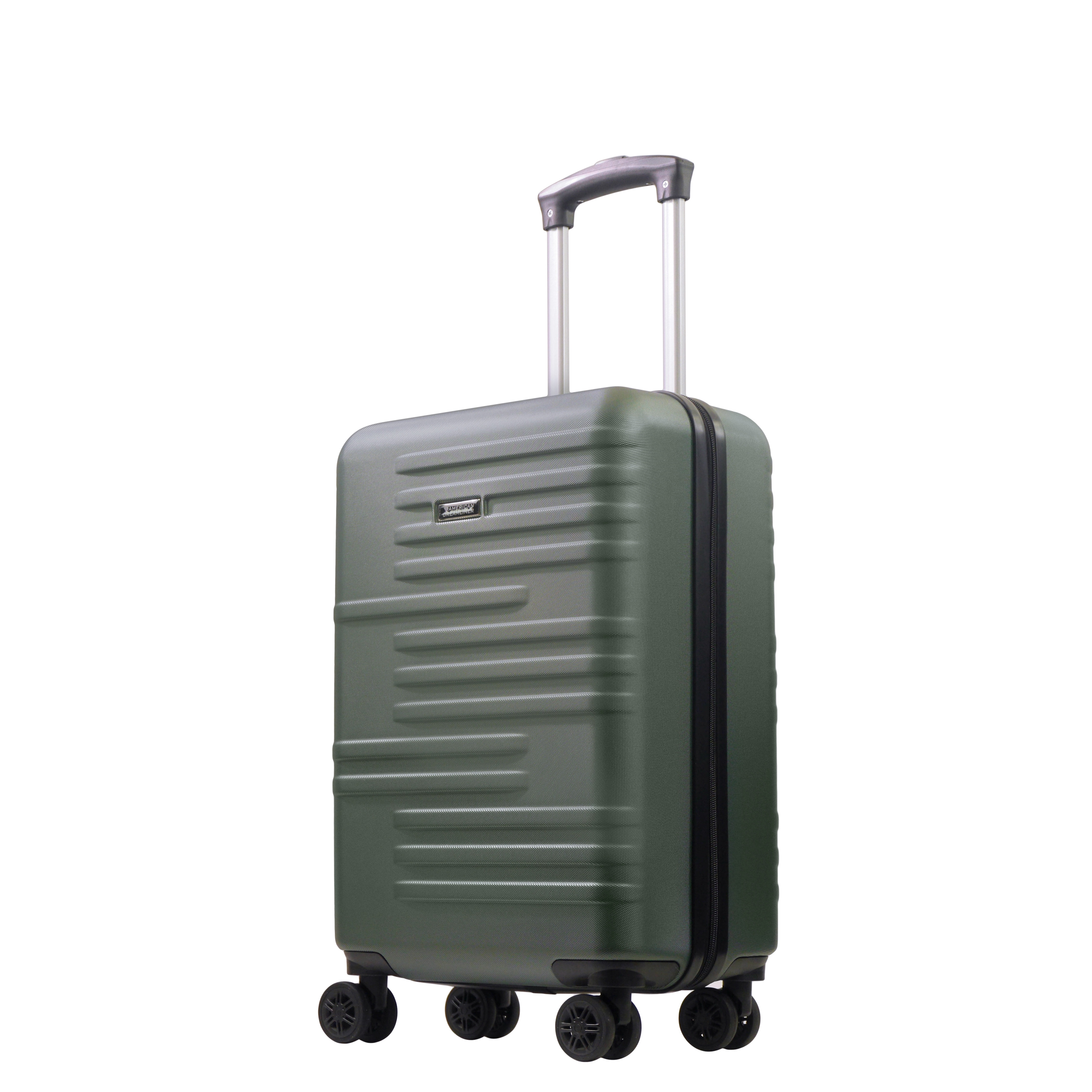 American Dreamliner 22.5 Inch Carry On Luggage, Hardshell Rolling ...
