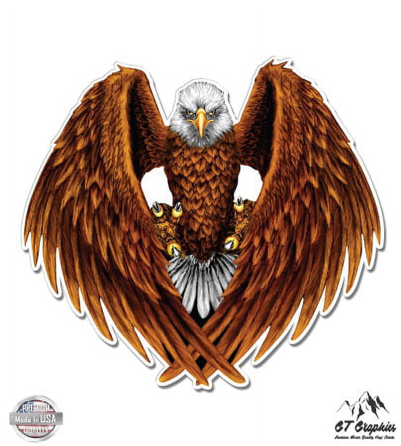 American Eagle - 8" Vinyl Sticker - For Car Laptop I-Pad - Waterproof ...