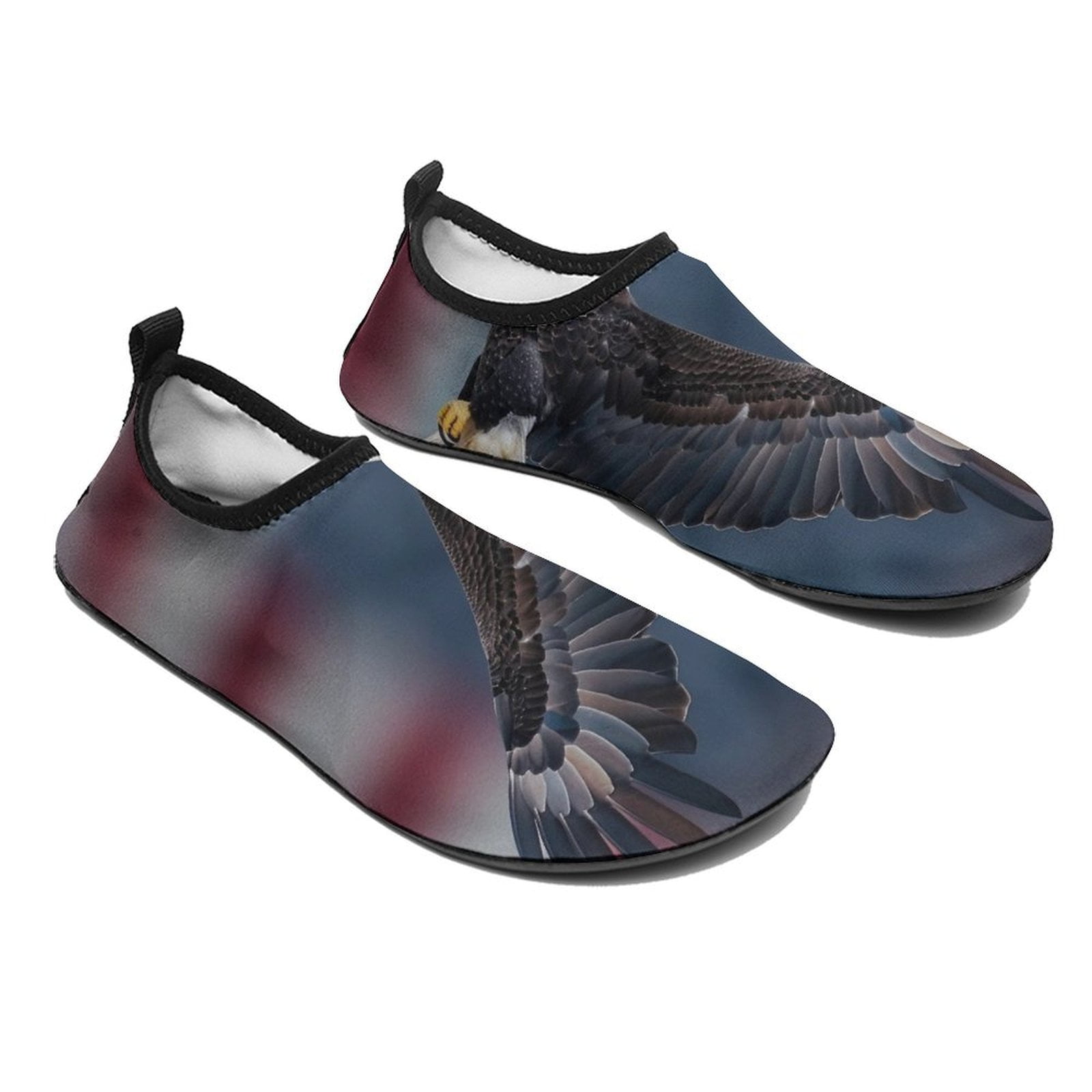American Eagle, American Flag Water Shoes Beach Slip-on Shoes for Men Women Swim Pool Yoga ...