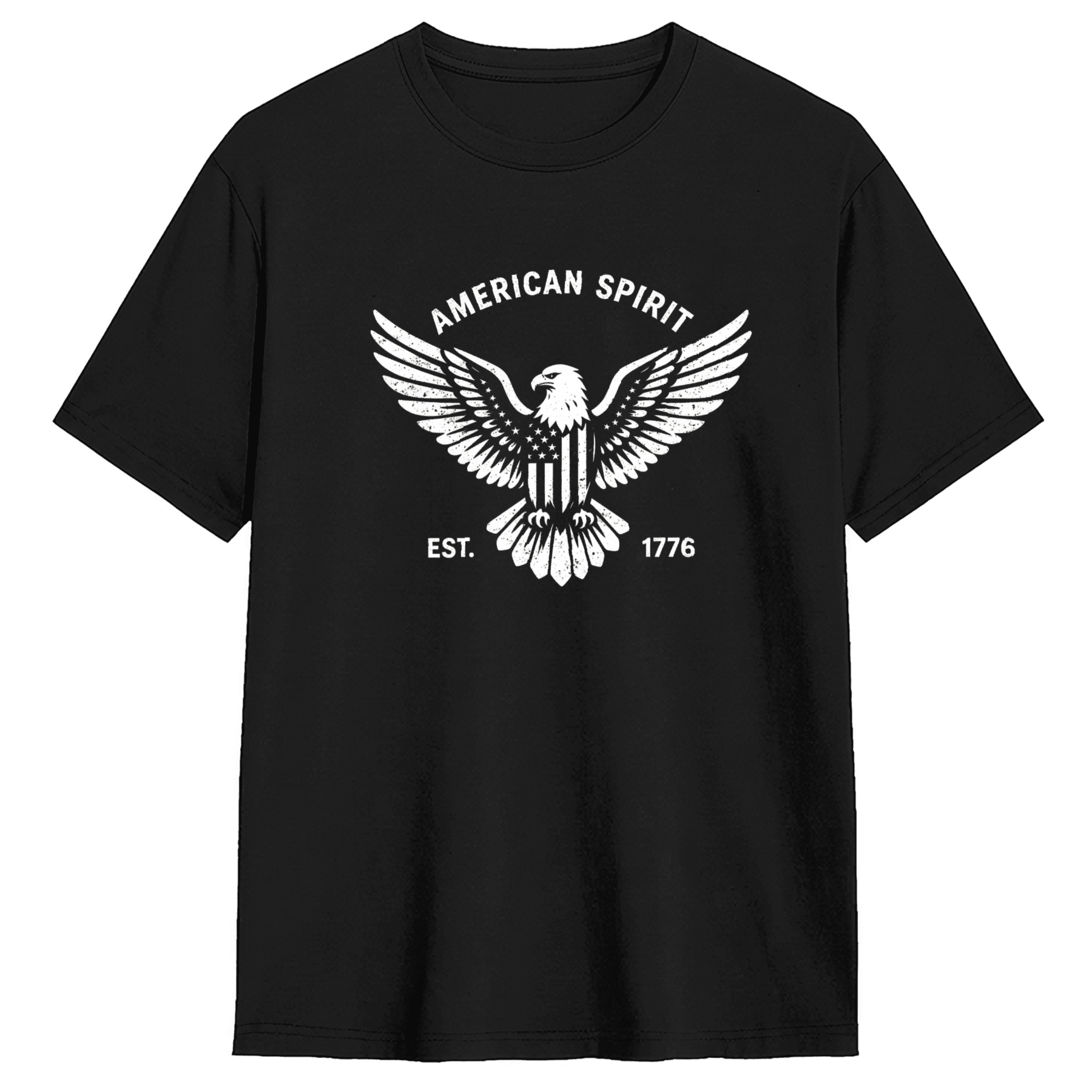 American Eagle Cool Graphic Tee For Men, Patriotic Cool Cotton Short ...