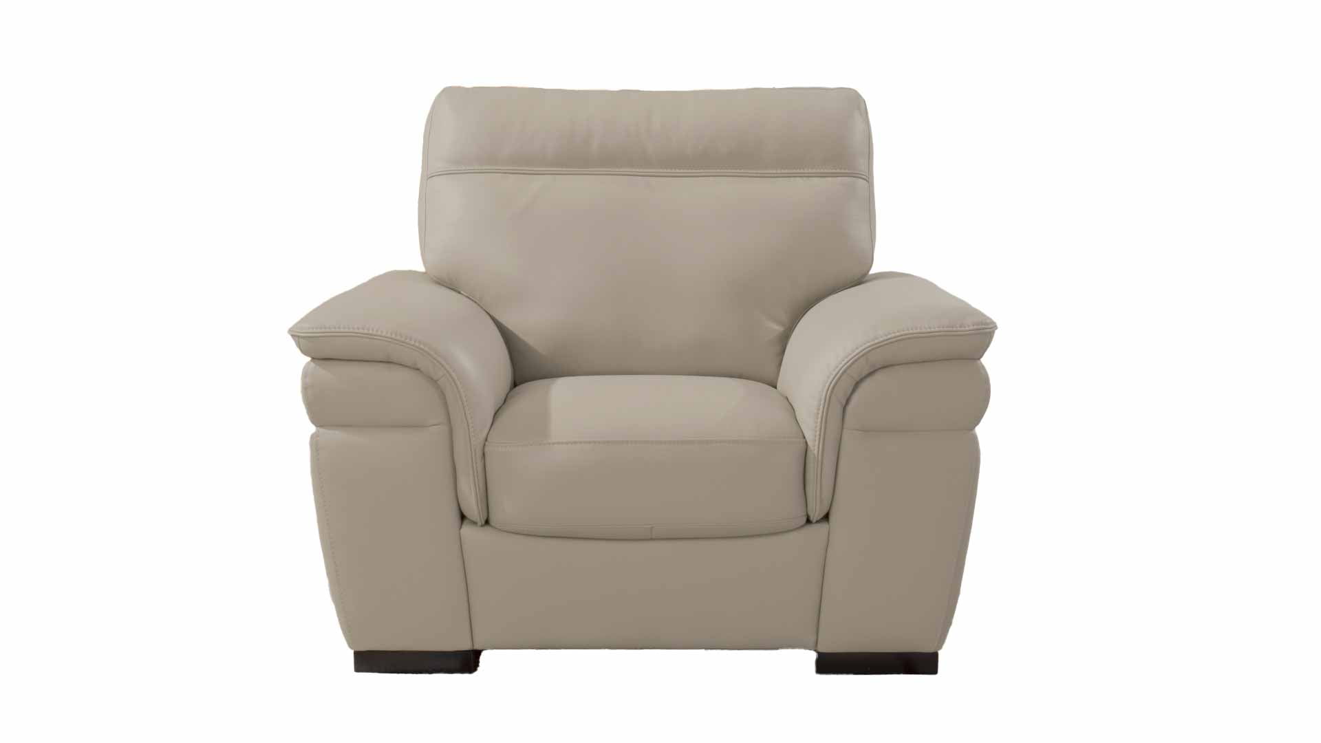 American Eagle EK020-LG-CHR Light Gray Italian Top Grain Leather Chair ...