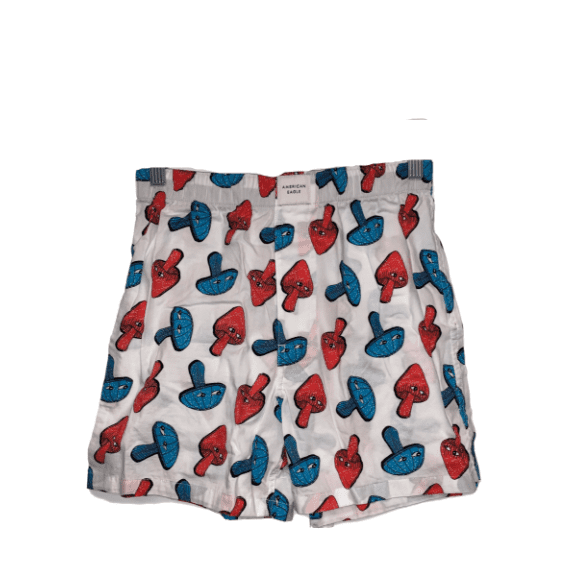 American Eagle Men's Mushrooms Boxer White Boxer, 3 Packs Special, Size ...