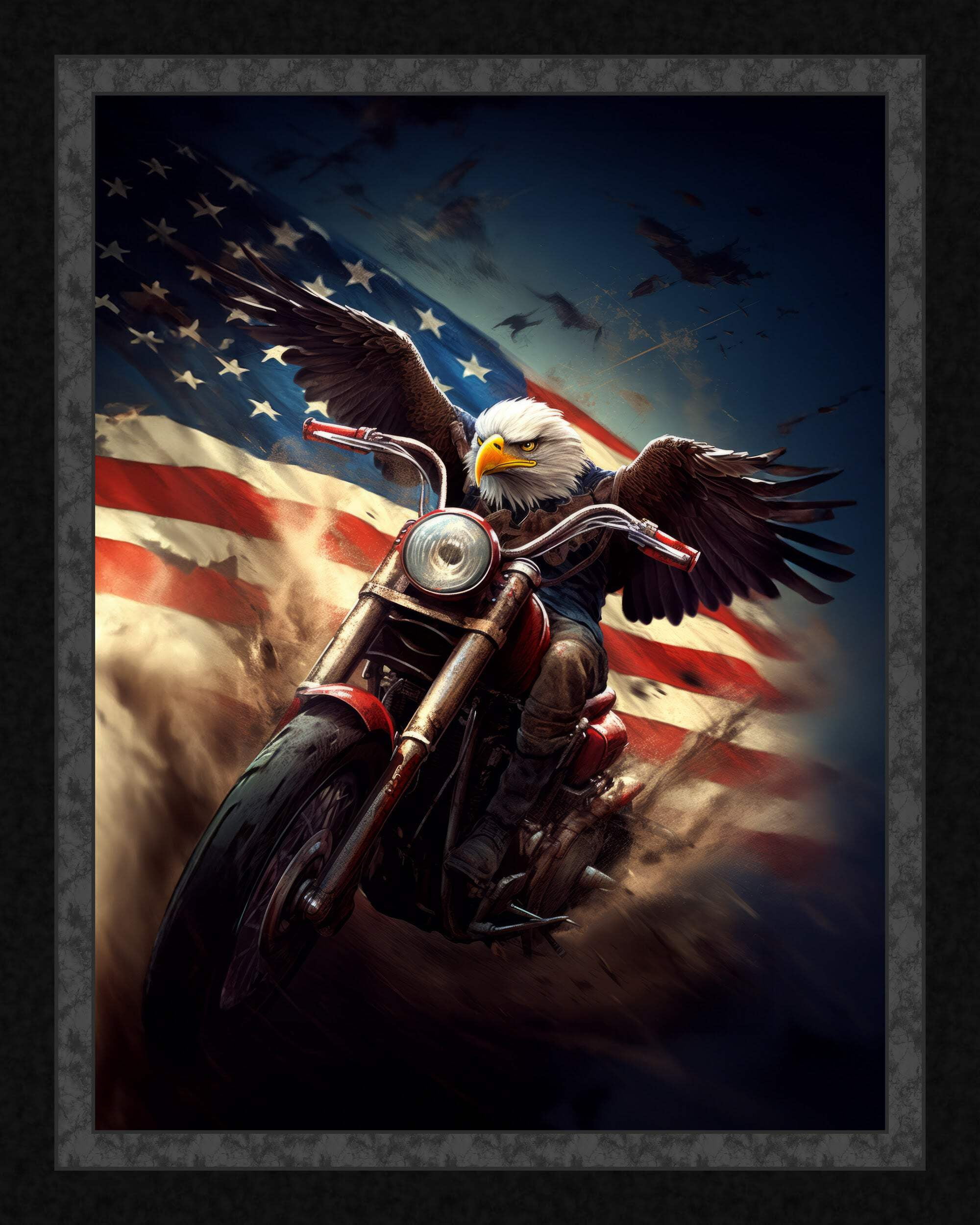 American Eagle Panel Cotton Fabric - Walmart.com
