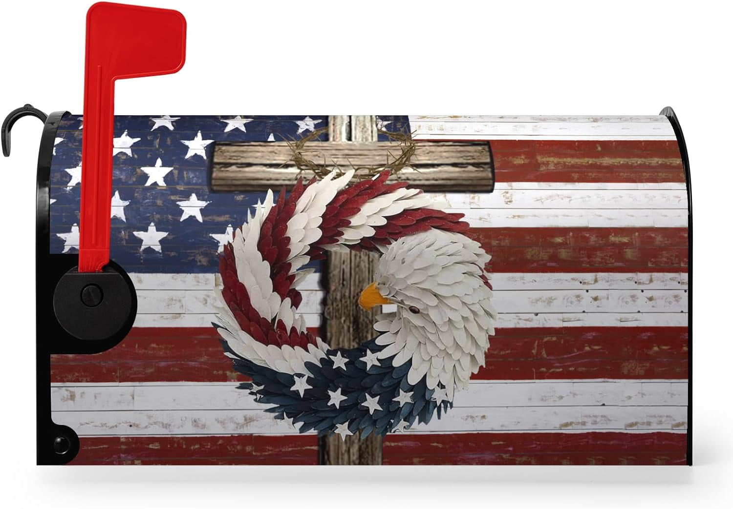 American Eagle Patriotic Mailbox Covers Magnetic Standard Size USA ...