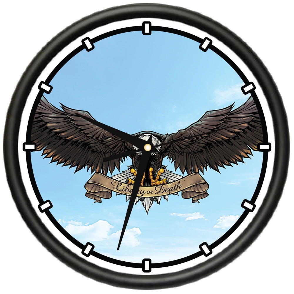 American Eagle Sky Design Wall Clock | Precision Quartz Movement ...