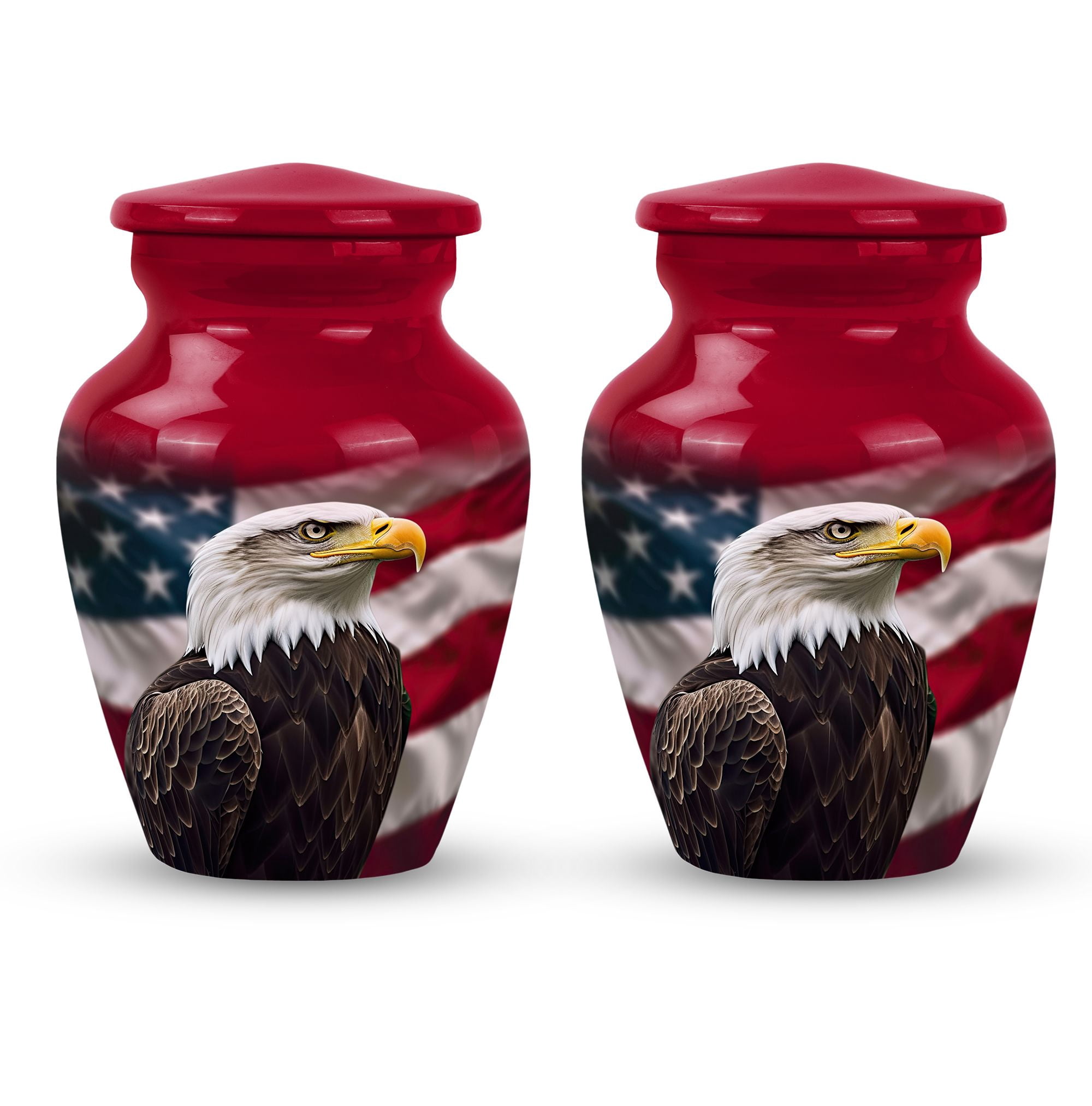American Eagle: Soaring With Patriotism, Cremation Keepsake Urns, Mini ...