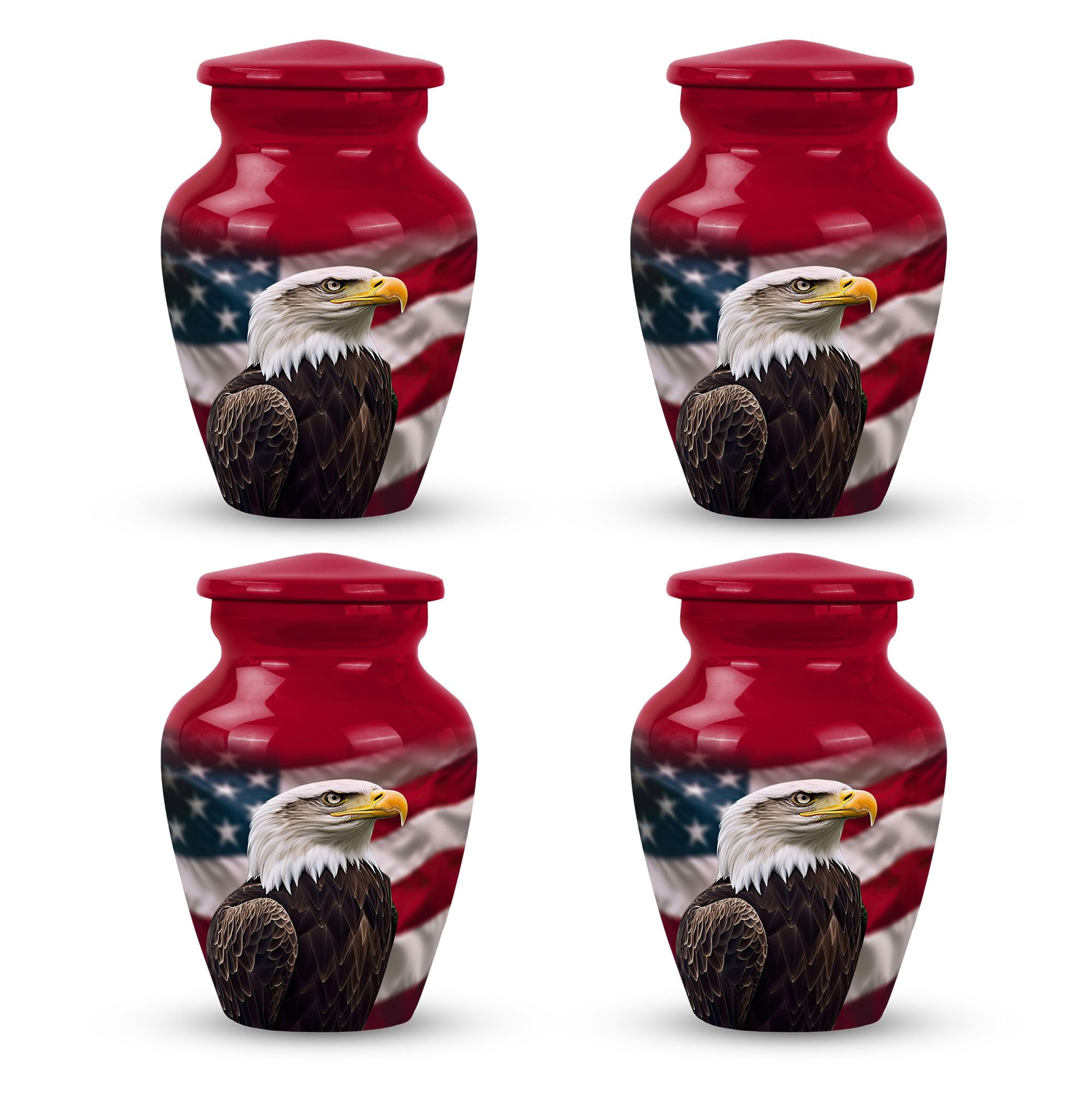 American Eagle: Soaring With Patriotism, Cremation Keepsake Urns, Mini ...