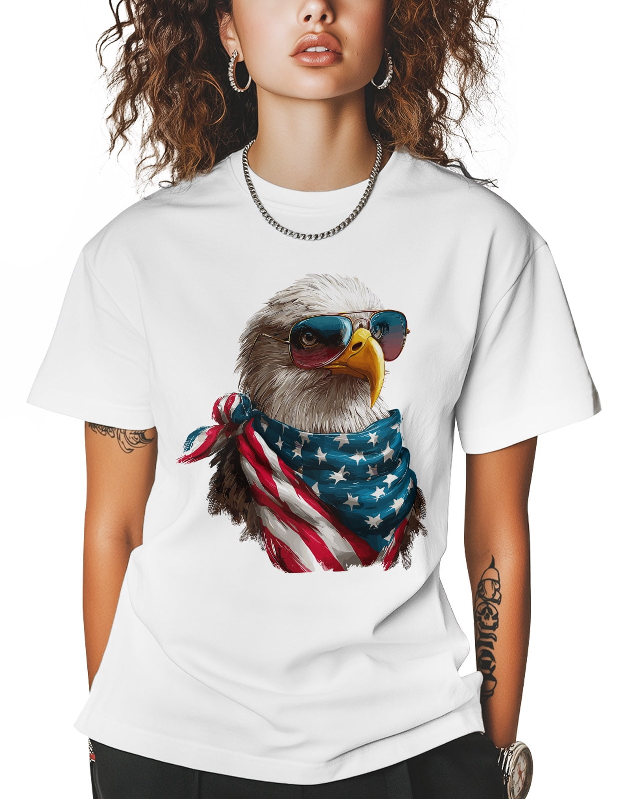 American Eagle T Shirts for Women Short Sleeve Cotton Crewneck T-Shirt ...