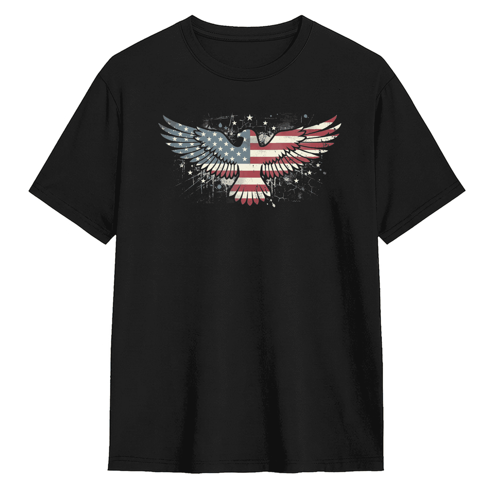 American Eagle USA Flag Cool Graphic Tee for Men and Women, Funny ...
