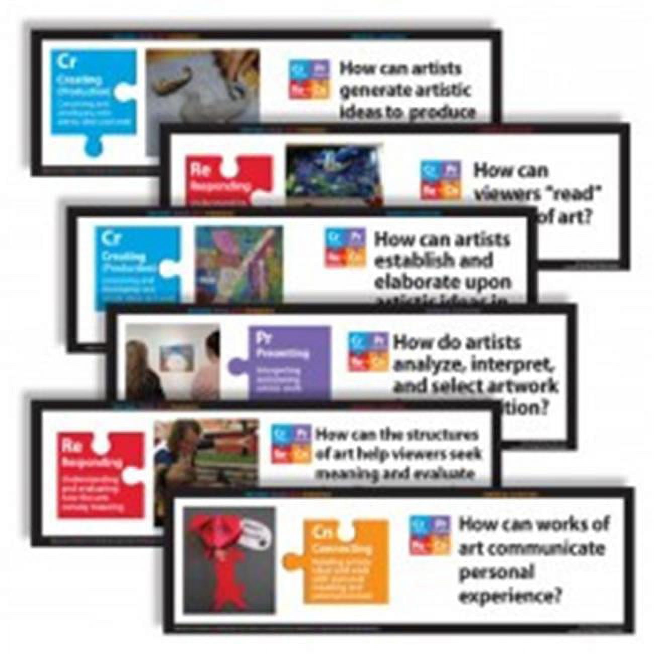 American Educational CP1879 National Visual Arts Display Cards ...