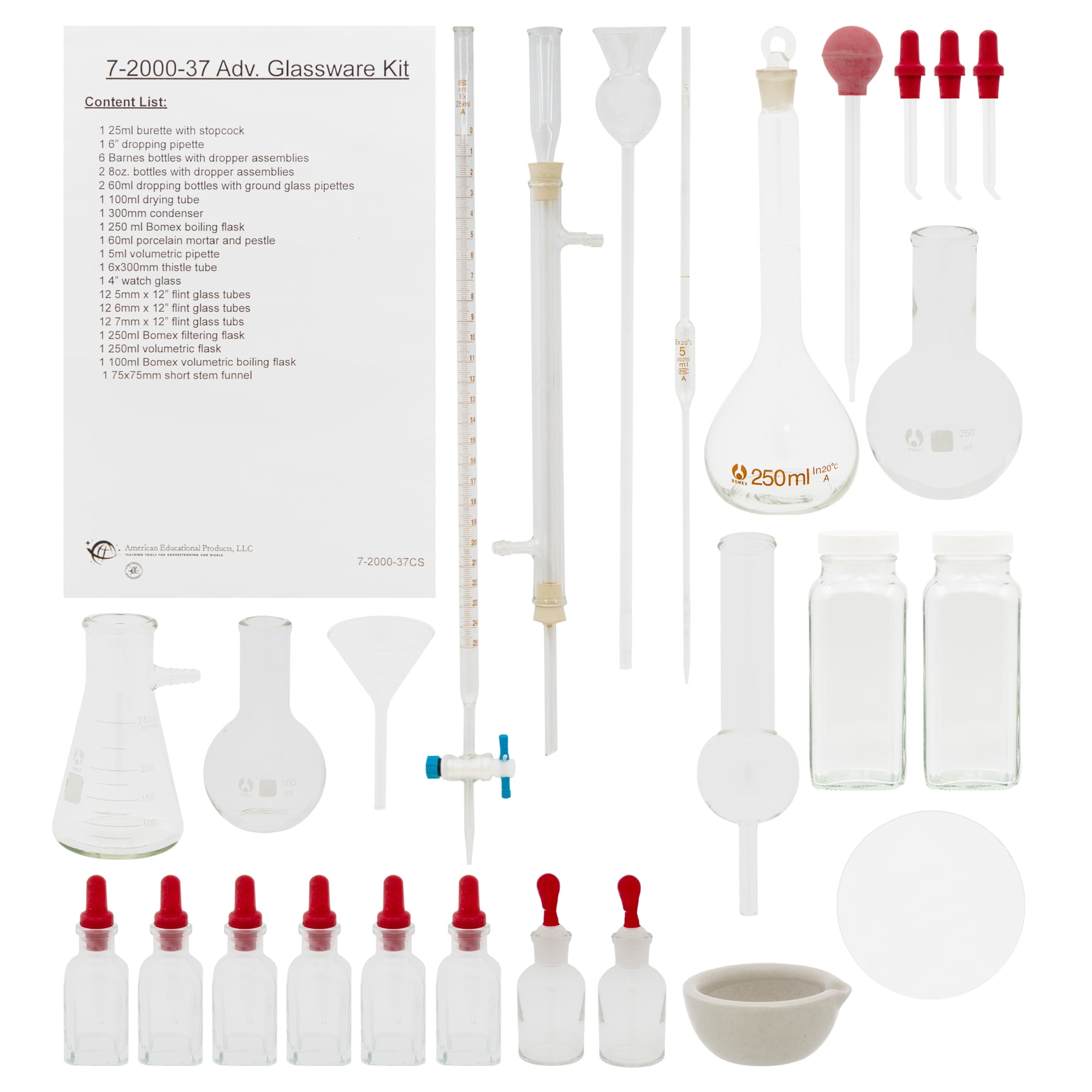 American Educational Products Advanced Glassware Kit for Science ...