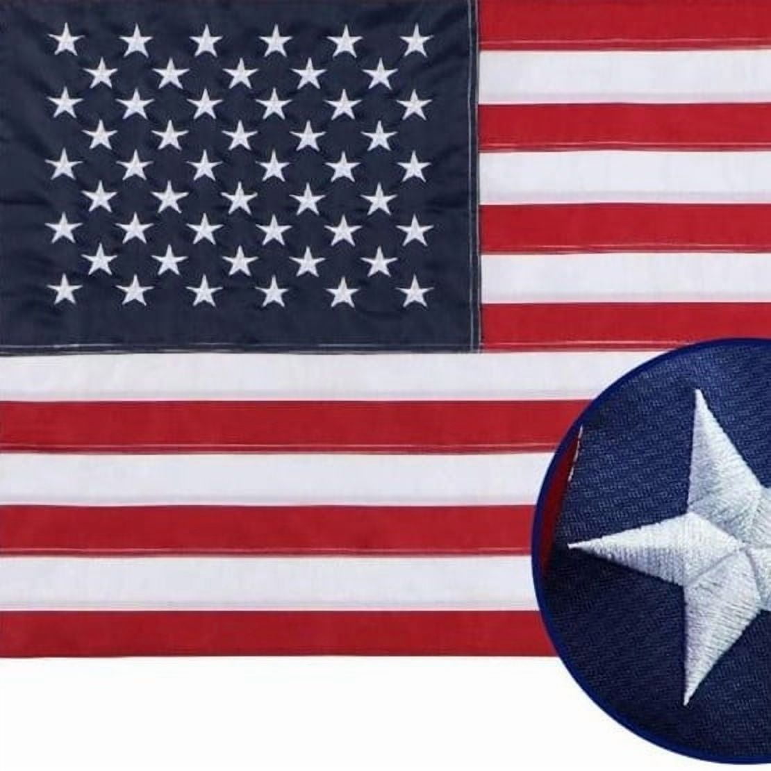 American Embroidered Flag, Patchwork Flag, Stars and Stripes Flag ...