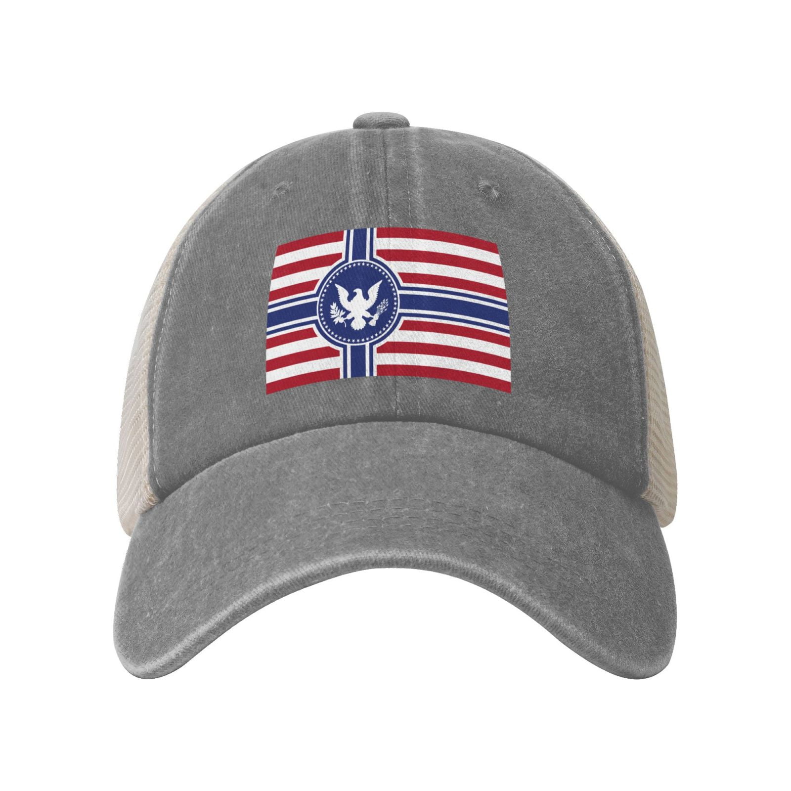 American Empire Flag Unisex Cowboy Mesh Baseball Cap Adjustable Vintage ...