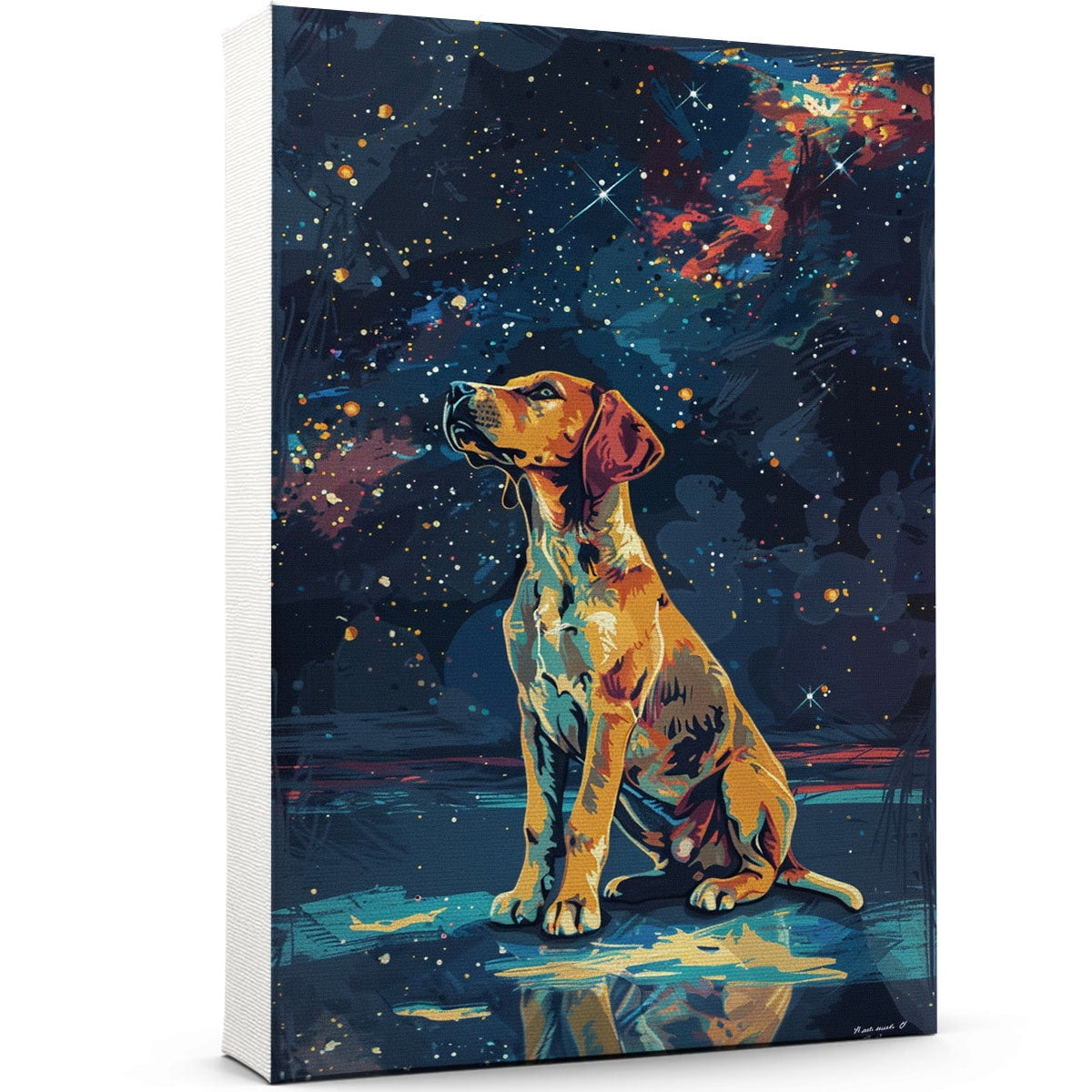 American English Coonhound Dog Art Print Poster, Wall art Canvas ...