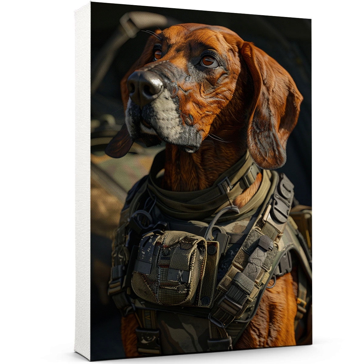 American English Coonhound Wall Art Soilder Dog Posters - American ...
