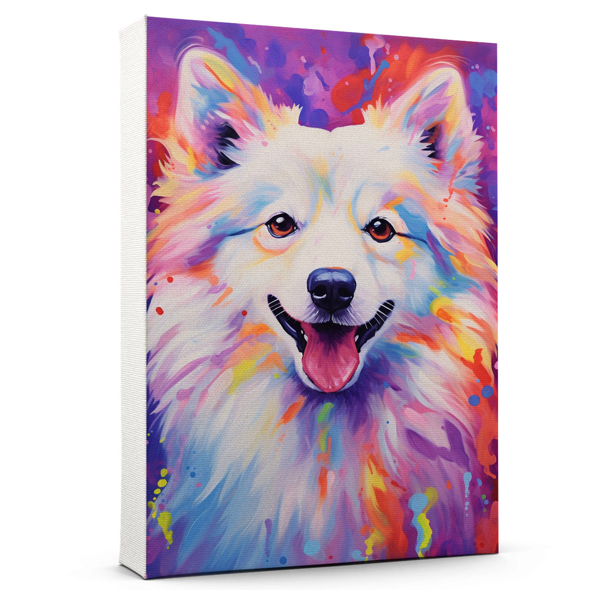 American Eskimo Arts Canvas Bathroom Decor Wall Art Poster Canvas 20x16 ...