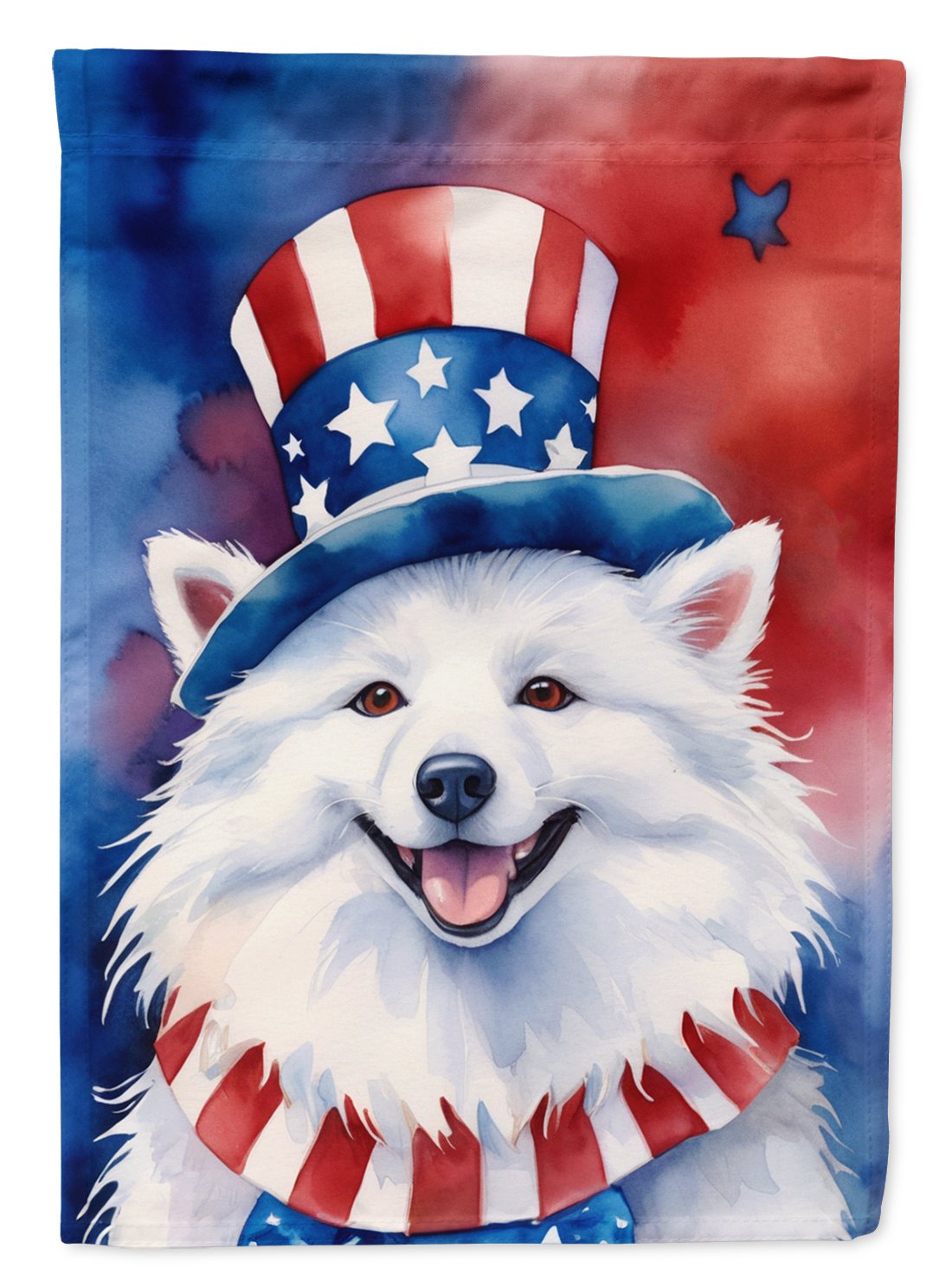 American Eskimo Patriotic American House Flag 28 in x 40 in - Walmart.com
