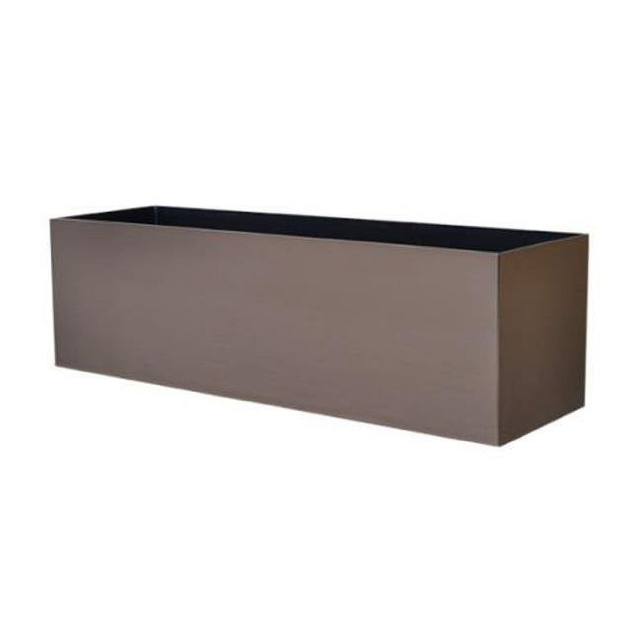 American Essence Mesa Rectangular Planter, Brushed Bronze - Walmart.com