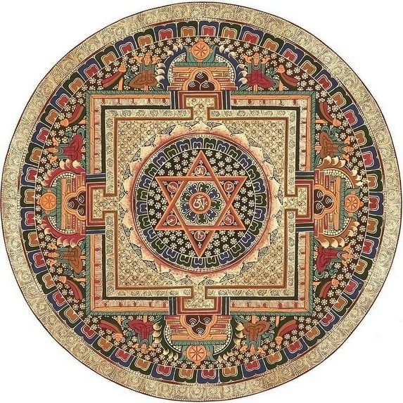 American Ethnic Bohemian Round Carpets Living Room Bedroom Hanging ...