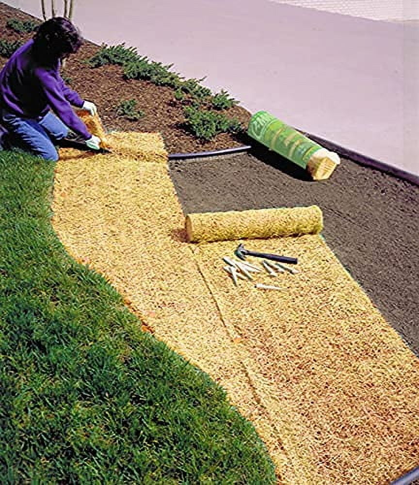American Excelsior QuickGrass Pro Erosion Control Blanket Landscape ...