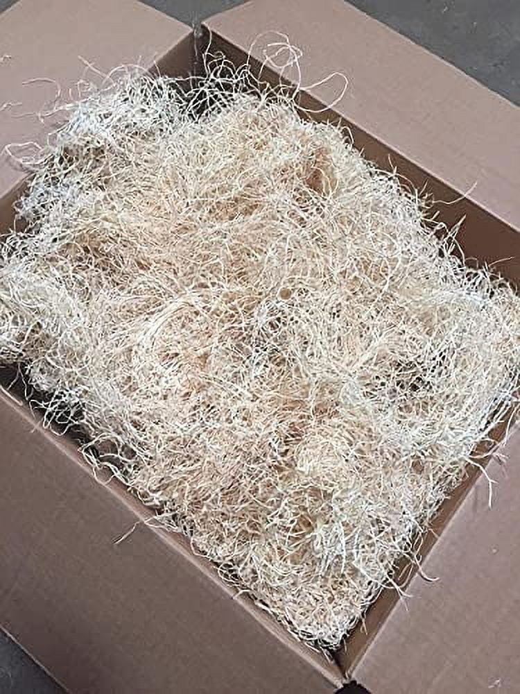 American Excelsior Wood Wool Packing Filler - 10 lb - All-Natural Aspen ...