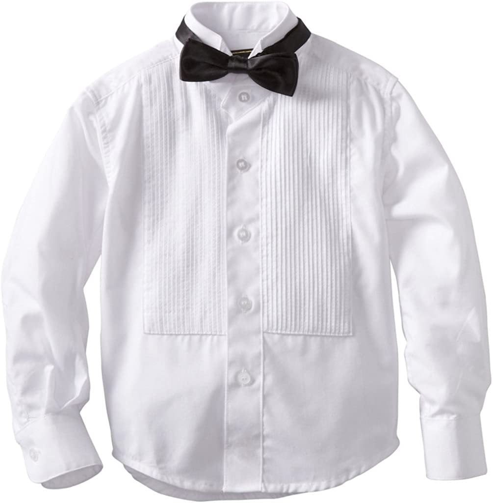 American Exchange Boys Long Sleeve Wing Tip Tuxedo Shirt - White - 20 ...