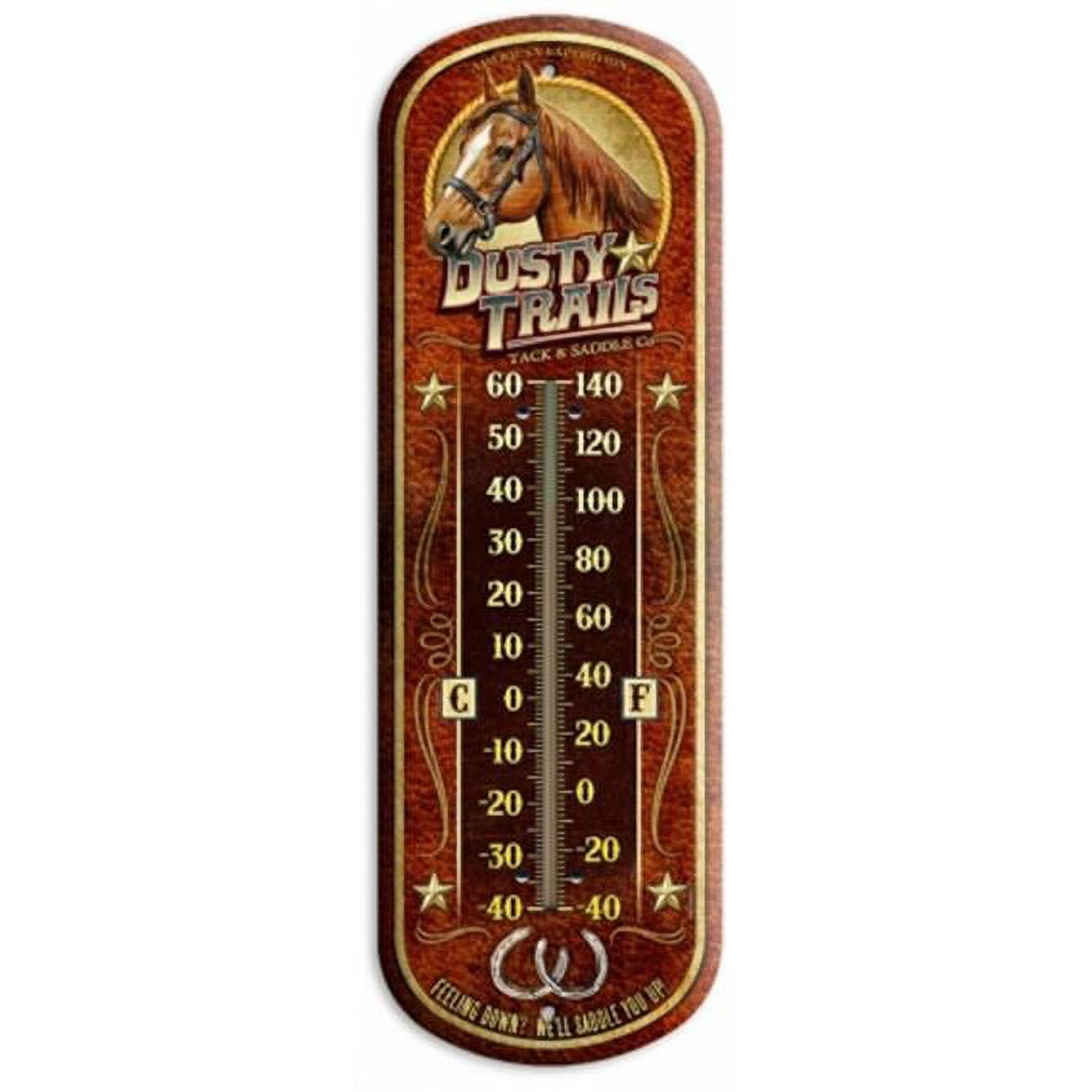American Expedition THRM-410 17 inch Tin Thermometer - Dusty Trails ...