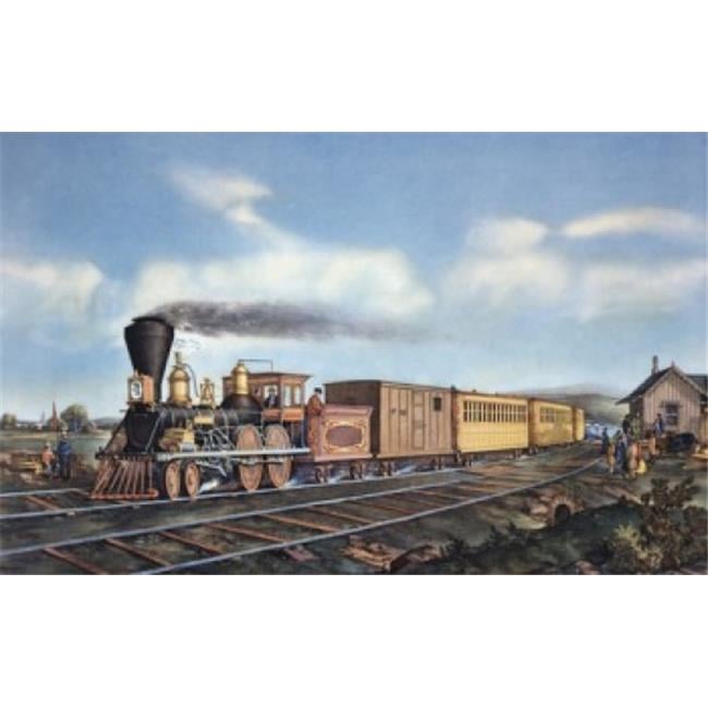 American Express Train 1855 Currier & Ives 1834-1907 American Poster ...