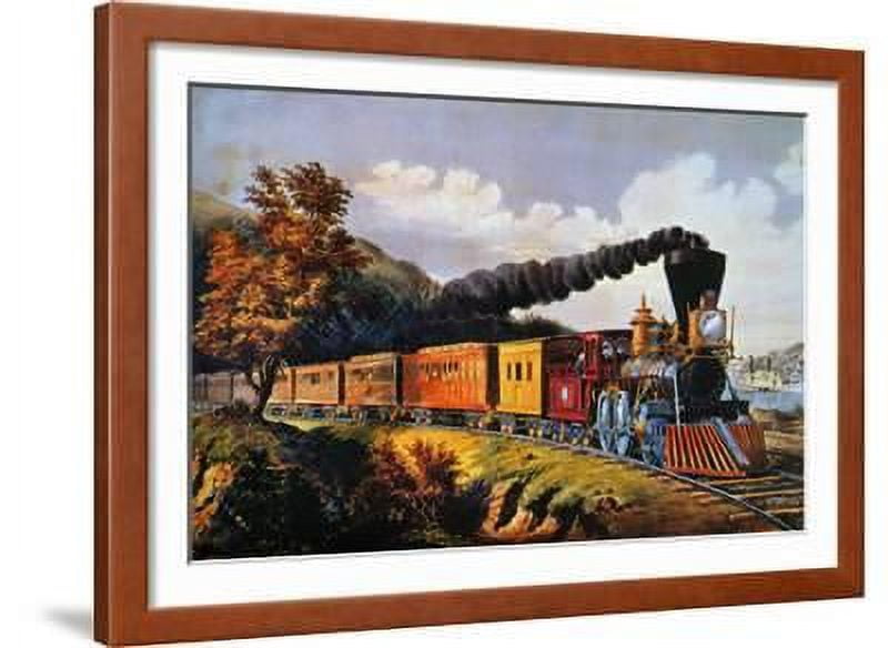 American Express Train, Transportation World Culture Framed Art Print ...