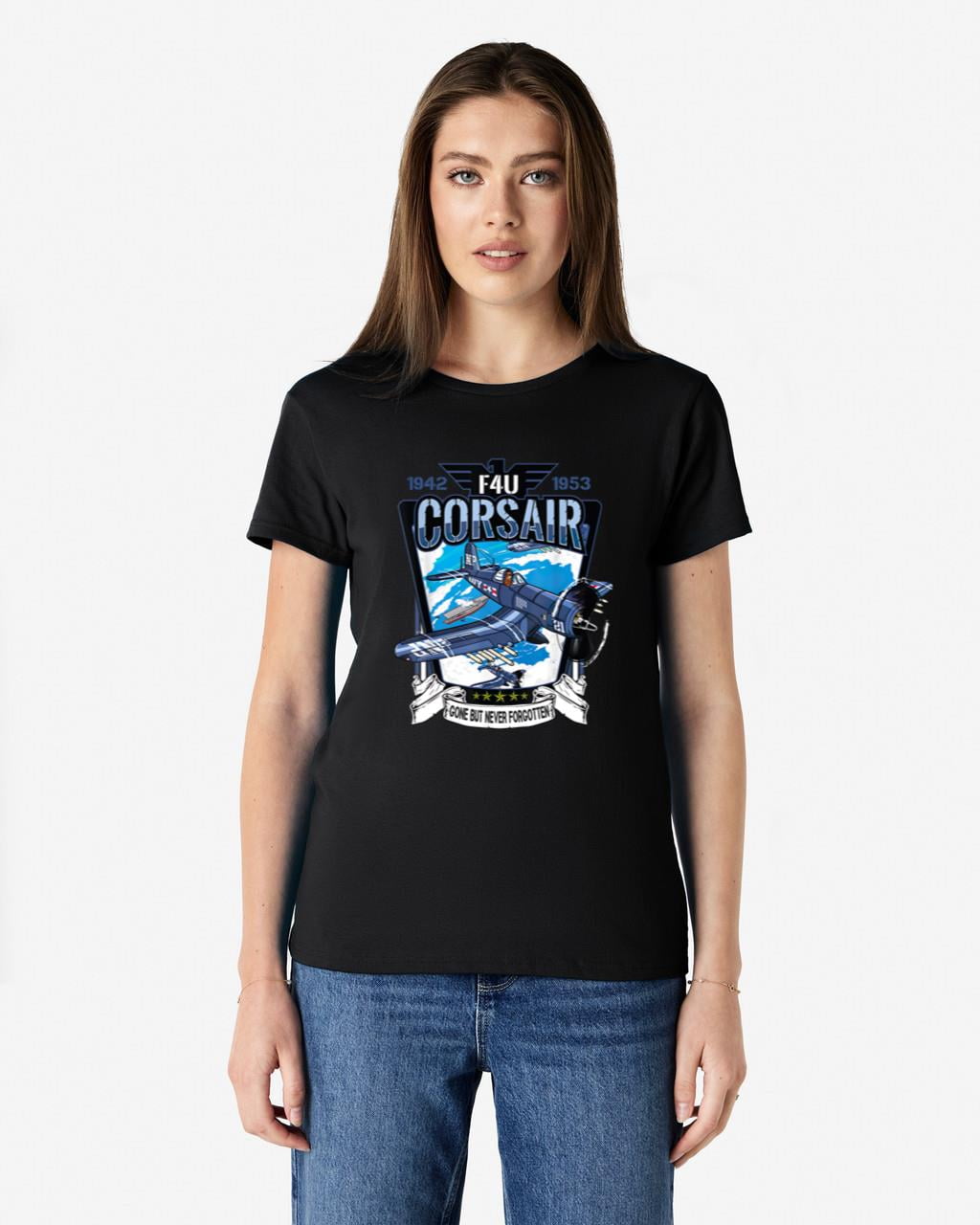American F4U Corsair WW2 Aircraft Unisex tee , for men & women, up to ...