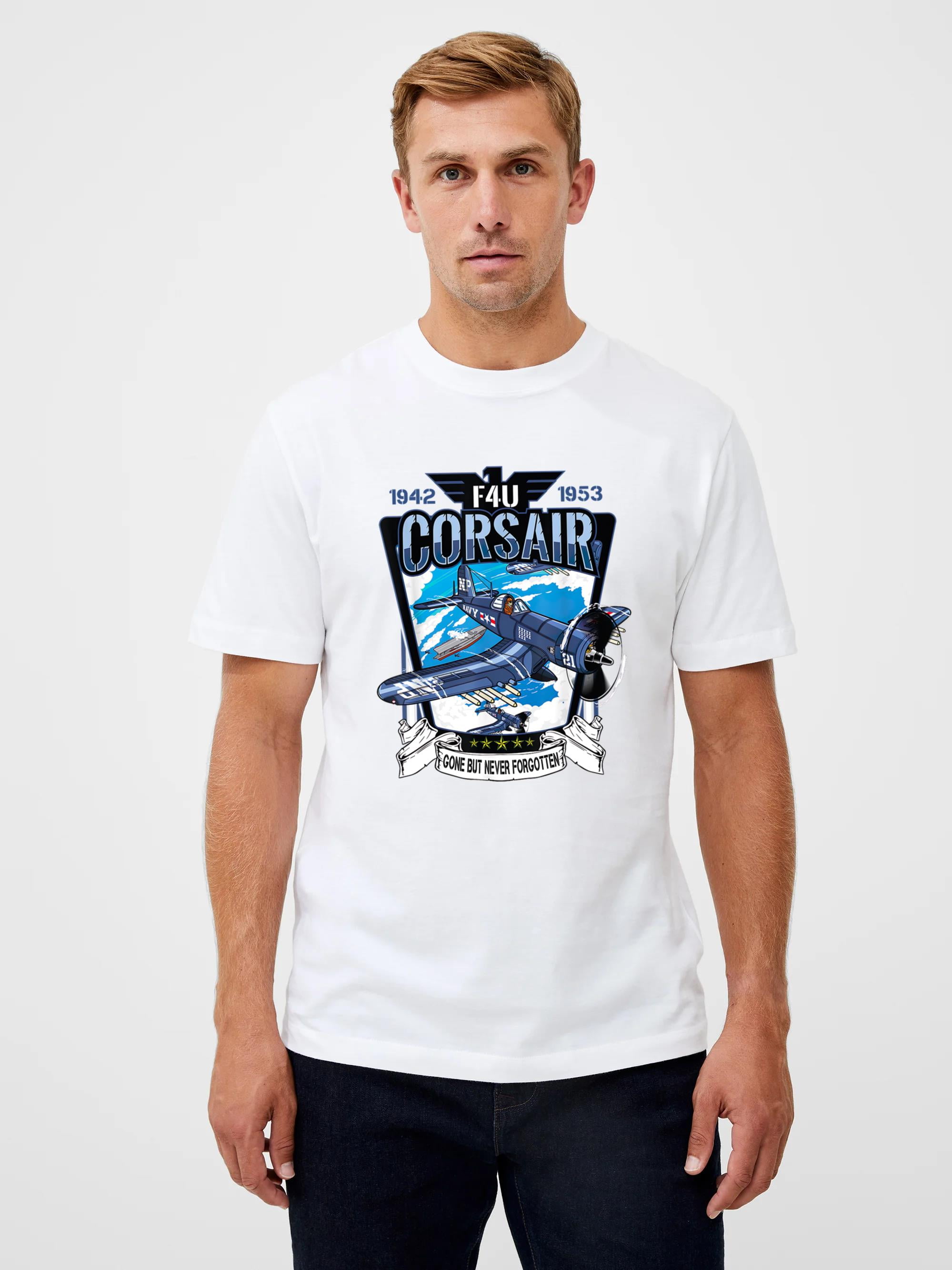 American F4U Corsair WW2 Aircraft Unisex tee, for men & women, up to ...