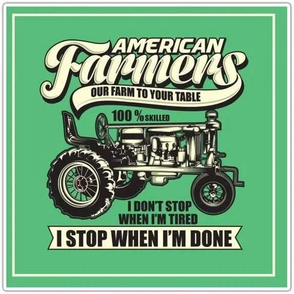 American Farmers Our Farm To Your Table Car Window Stickerphone Decal ...