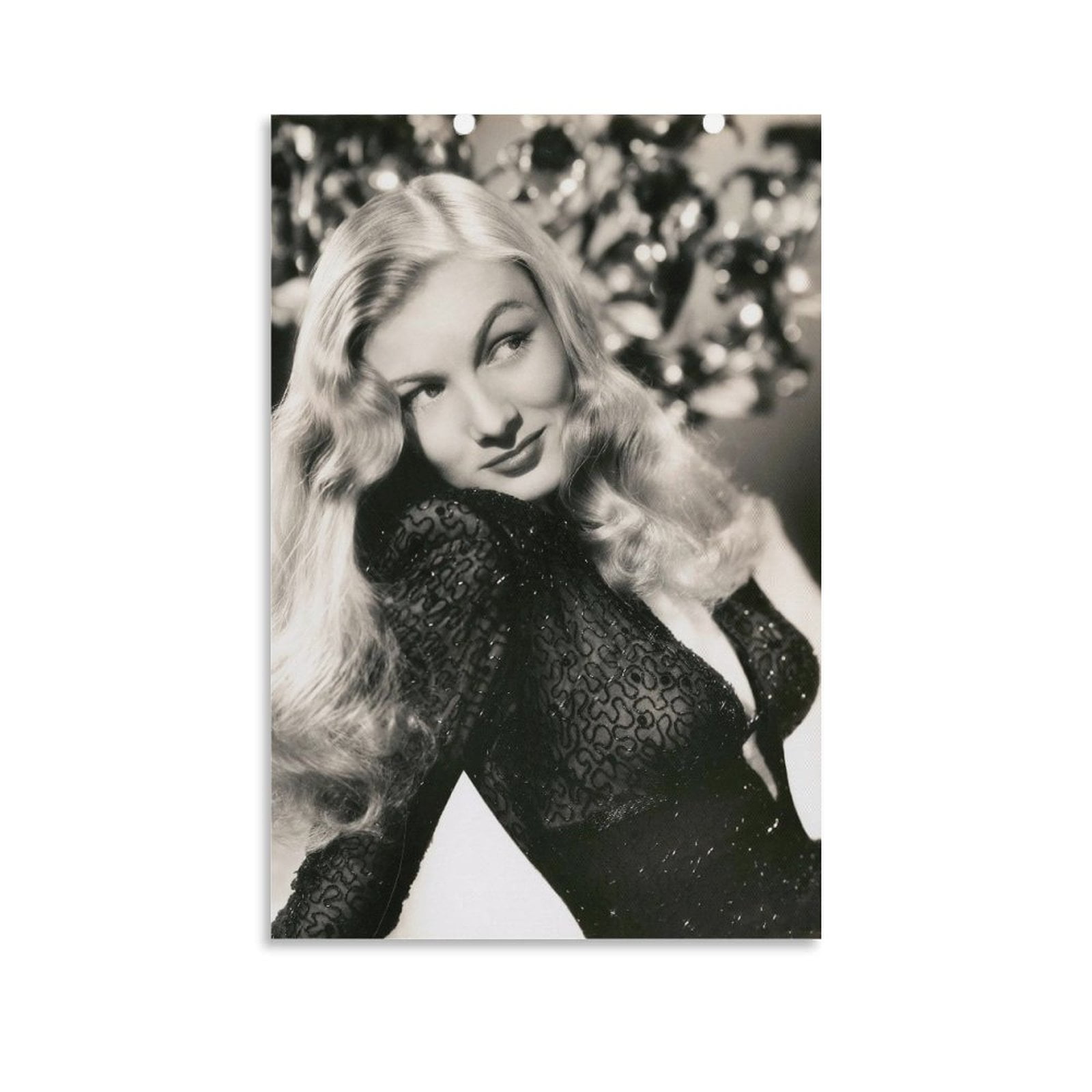 American Film Actress Veronica Lake Retro Poster Artworks Picture Print ...